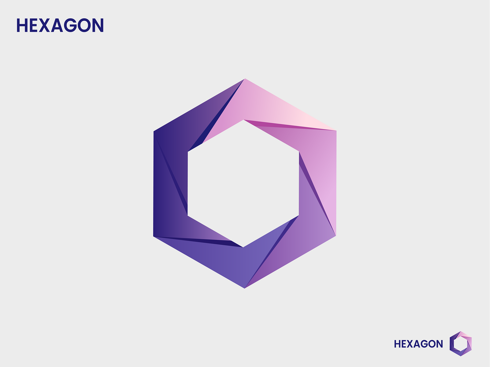 Hexagon by Trendy logo on Dribbble