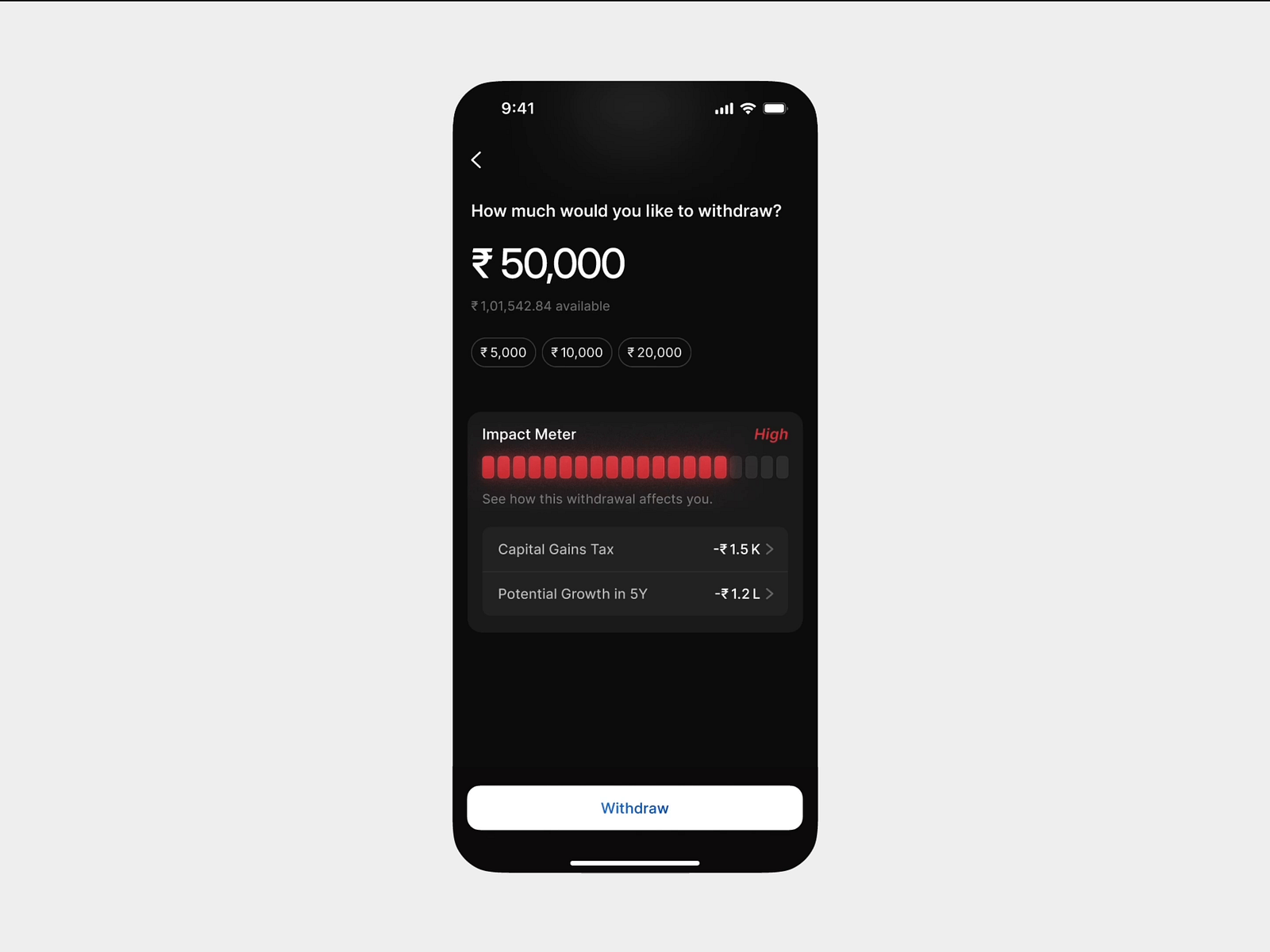 Impact meter concept in action by Vinu Aakash on Dribbble