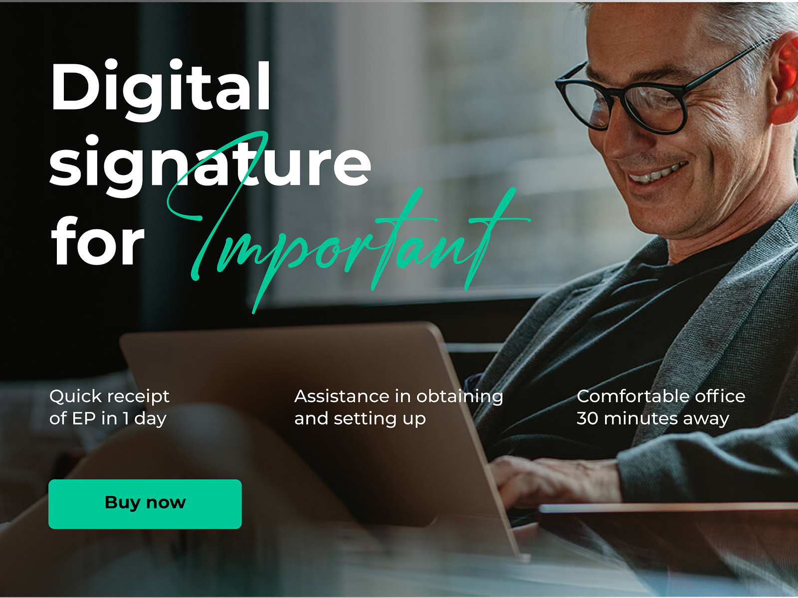 Design for site of a digital signature company by Angelina Chuprina on ...