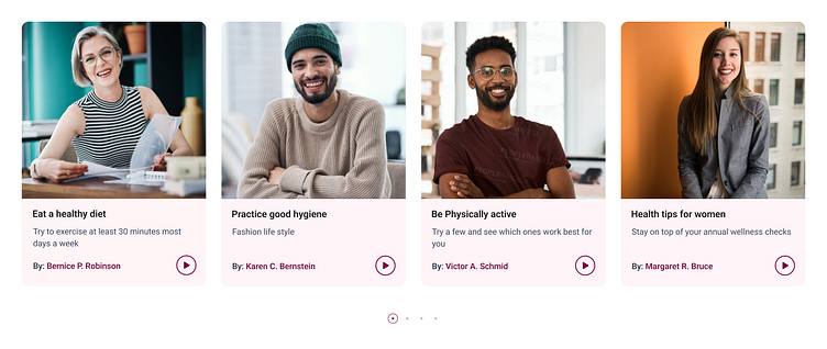 Basic Carousel UI by theDspace - UI/UX design agency on Dribbble