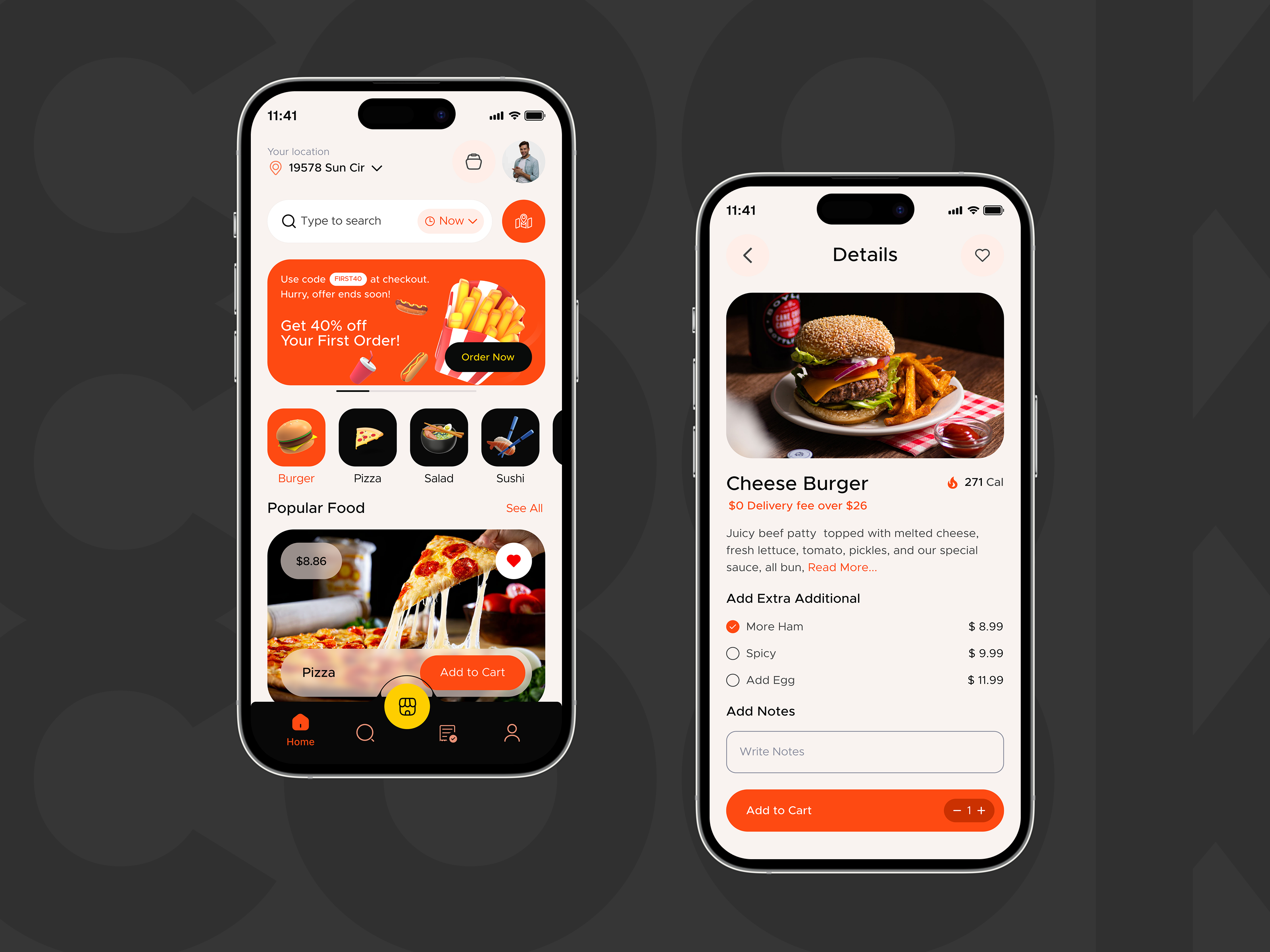 Food Delivery Application Mobile UI Design by Koushik Sarkar on Dribbble