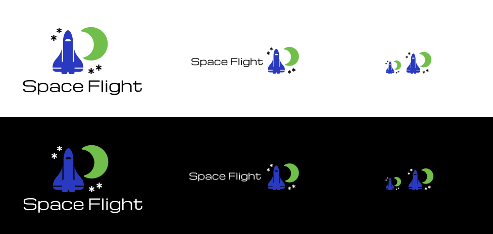 Space Flight Logo by Clay Hoover on Dribbble