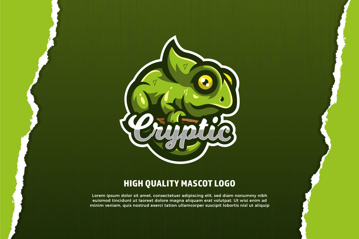 Cryptic Mascot Logo by MightyFire on Dribbble