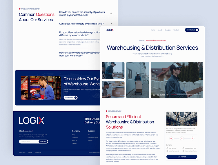 Logix Service Page – Logistic Website UI Figma by Ahmad S. Afandi for ... Logix Service Page – Logistic Website UI Figma by Ahmad S. Afandi for ...