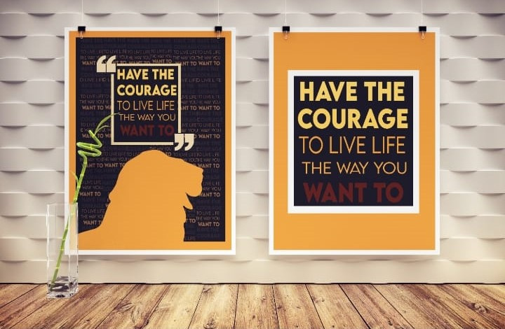 Motivational poster by yusra ahmed on Dribbble