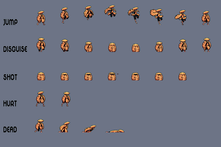 Free Ninja Sprite Sheets Pixel Art by 2D Game Assets on Dribbble