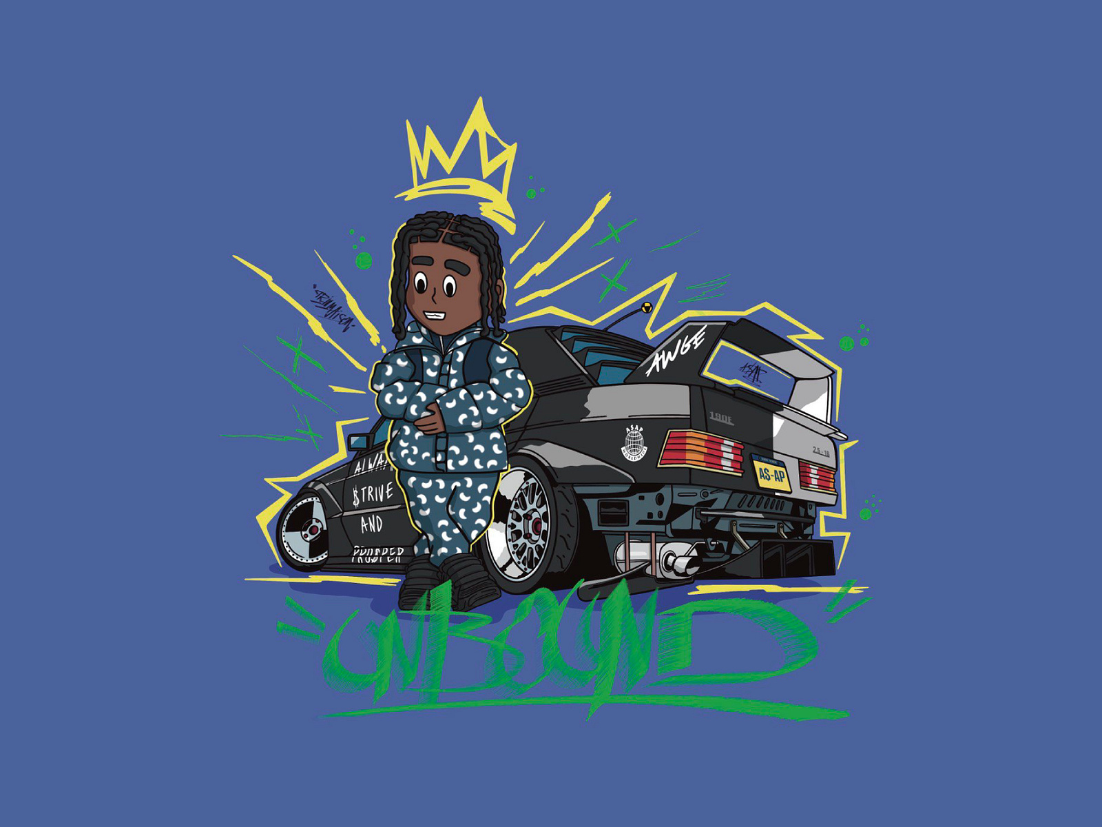 NFS UNBOUND x ASAP Rocky by Trill Maison on Dribbble