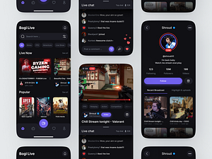 Bogi Live - Streaming App by Rizal🔥 for Kretya Studio on Dribbble