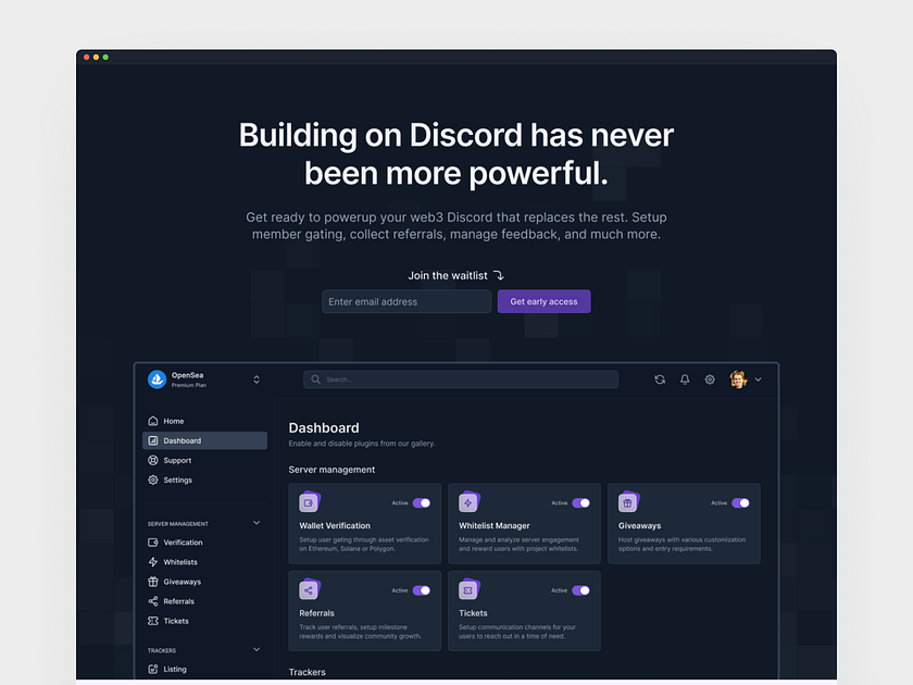 Browse thousands of Discord Bot Landing Page images for design ...