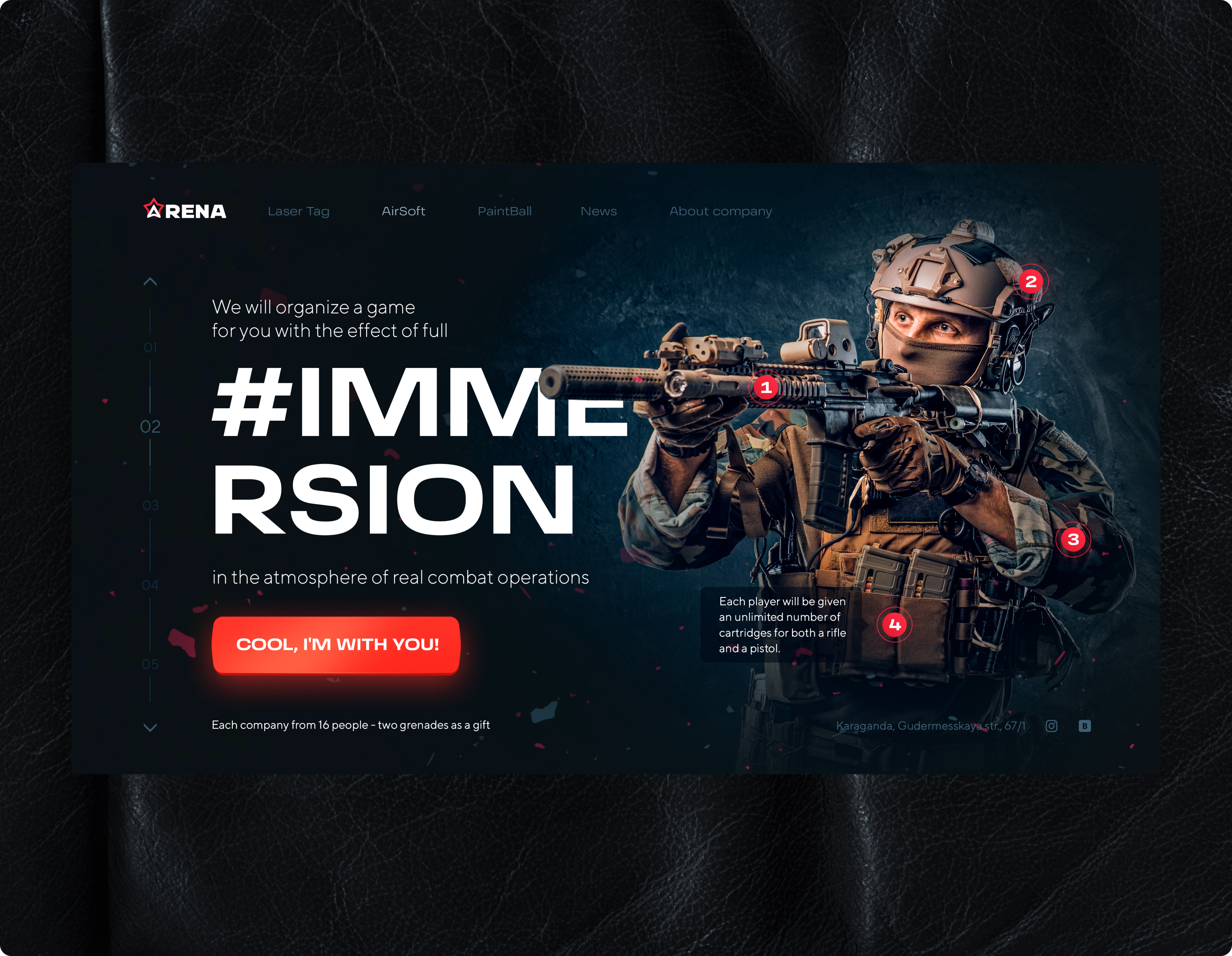 Home screen for military sports clubs by Robert Gammershmidt on Dribbble