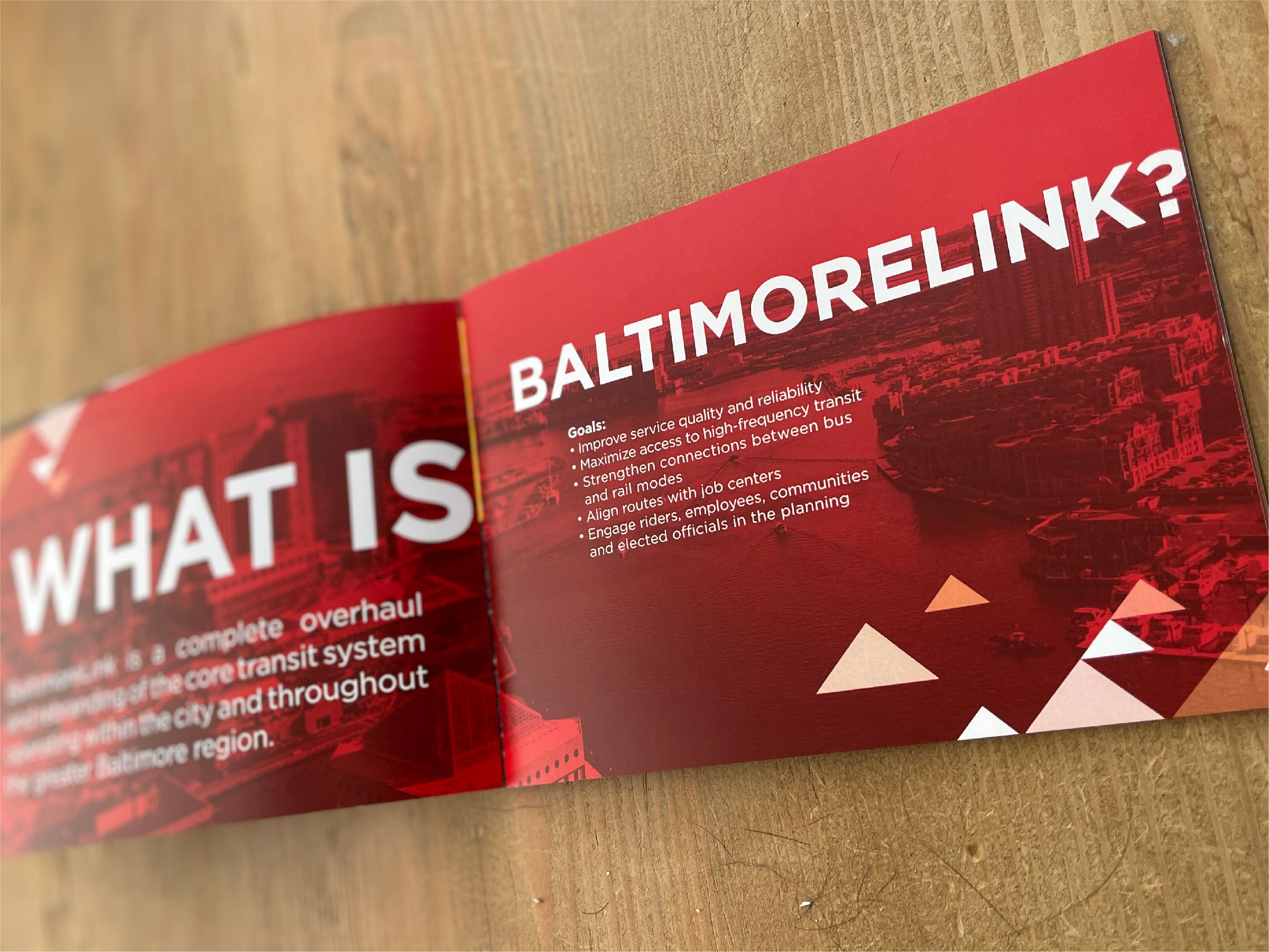 Baltimore Link 100 Days Brochure by Morgan Daniels on Dribbble