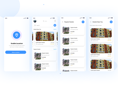 Hostel Booking App designs, themes, templates and downloadable graphic ...