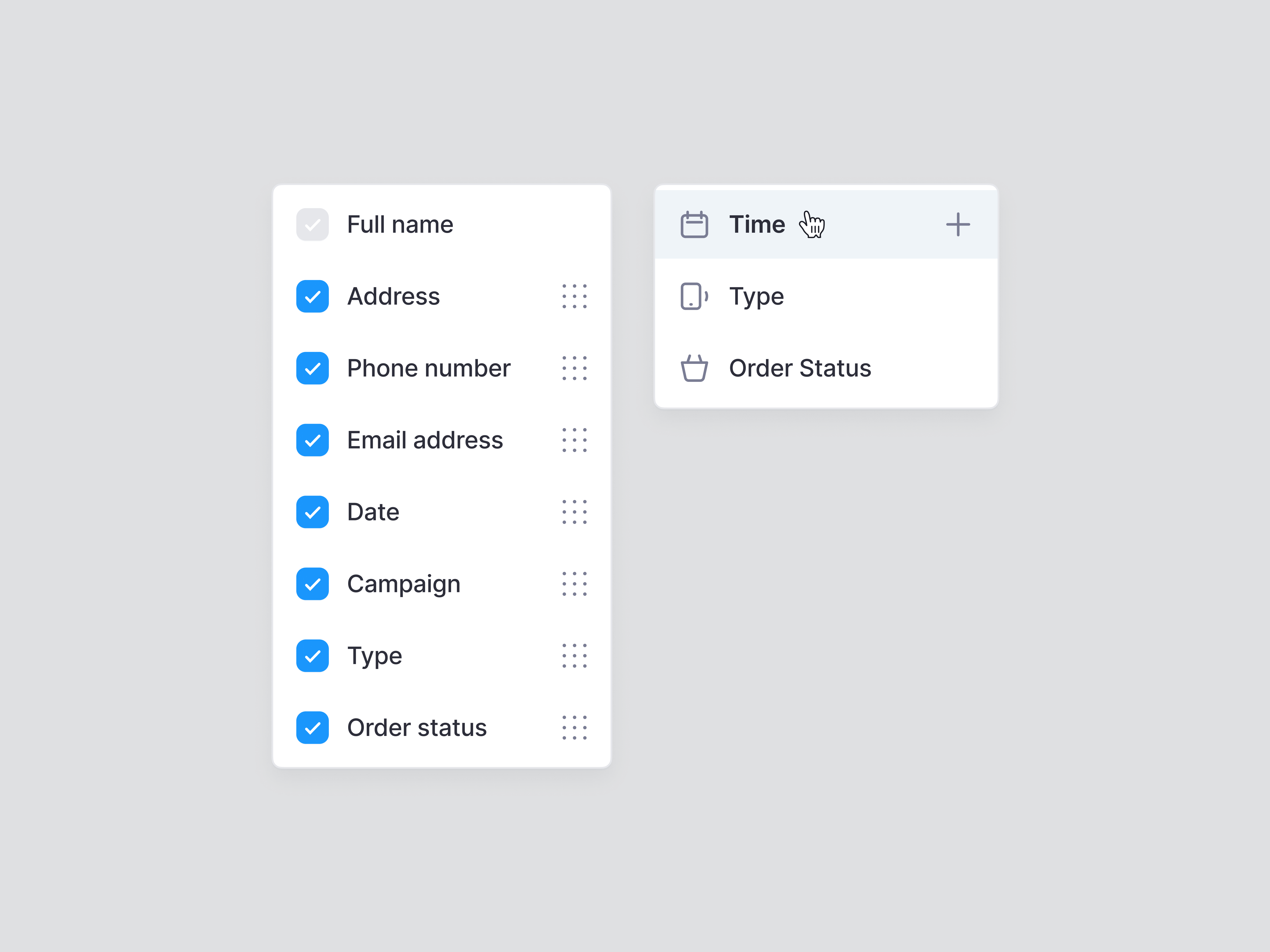 Table Filters and Columns 📄 by Diana Palavandishvili on Dribbble