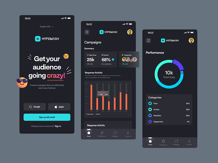 Hypemash™ Mobile UI 🚀 by Isaac Fernandes on Dribbble