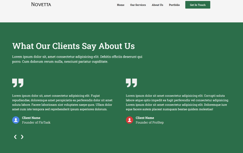 Novetta - Multipurpose Website Template by Webplate on Dribbble