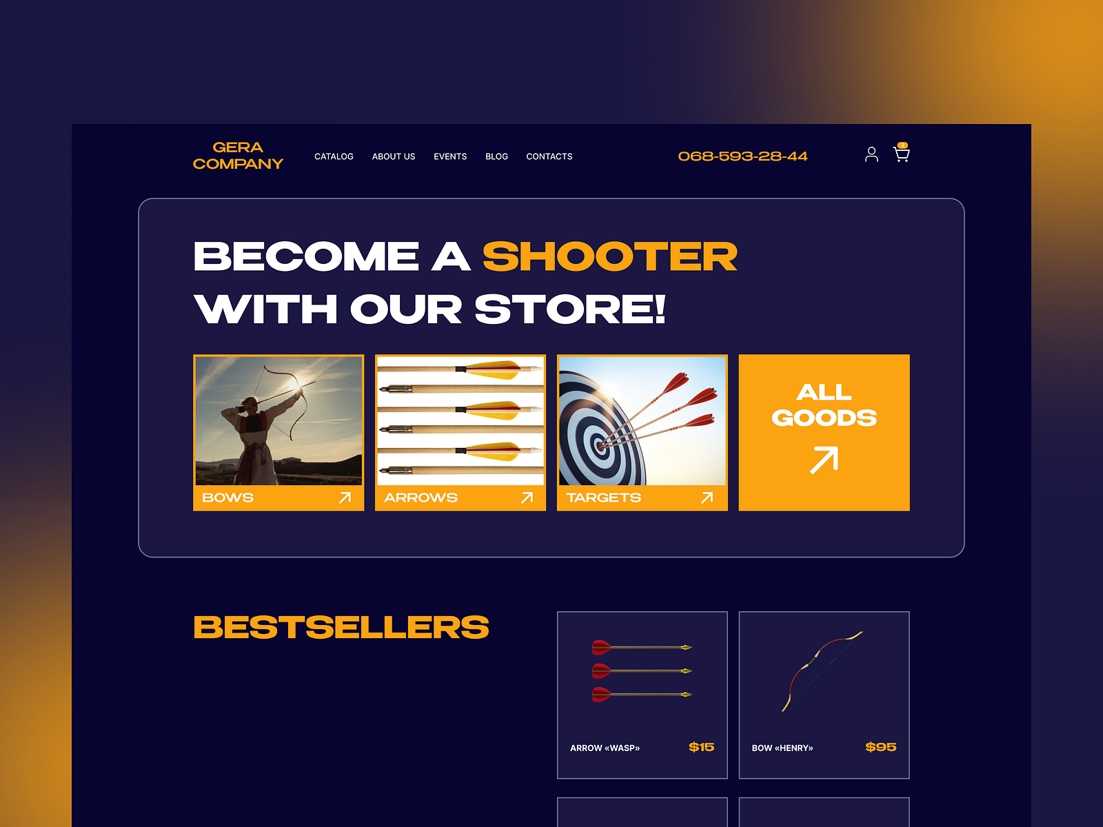 GERA COMPANY - Website redesign by Dima Focus on Dribbble