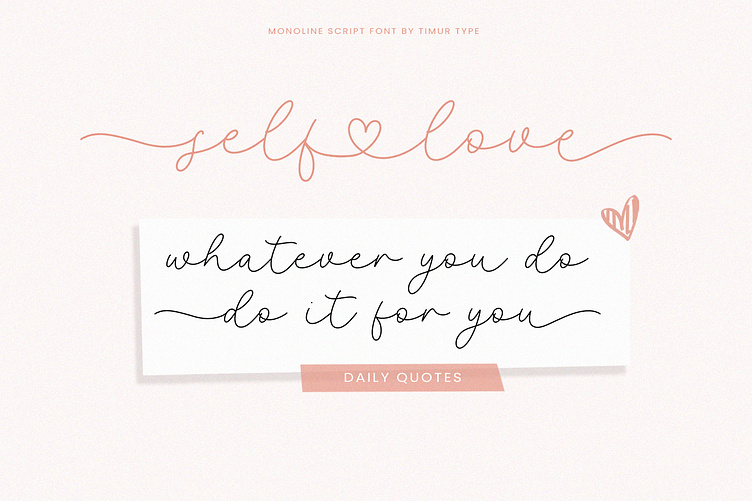 Cutie Danila - Monoline Script font by Timur Type on Dribbble