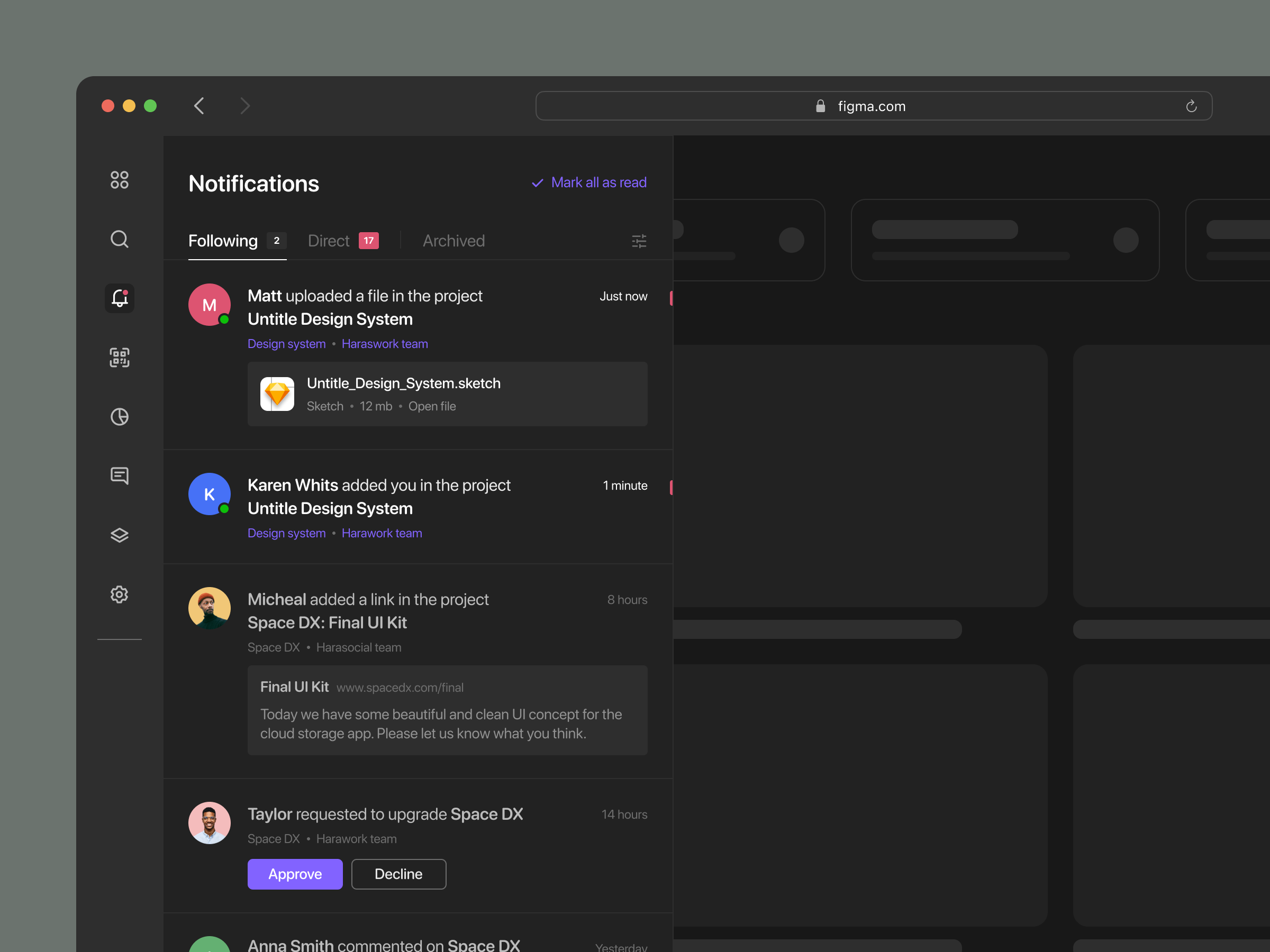 Notification - Dark UI by VINH QUANG TA on Dribbble
