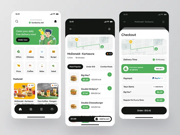 Food App designs, themes, templates and downloadable graphic elements ...