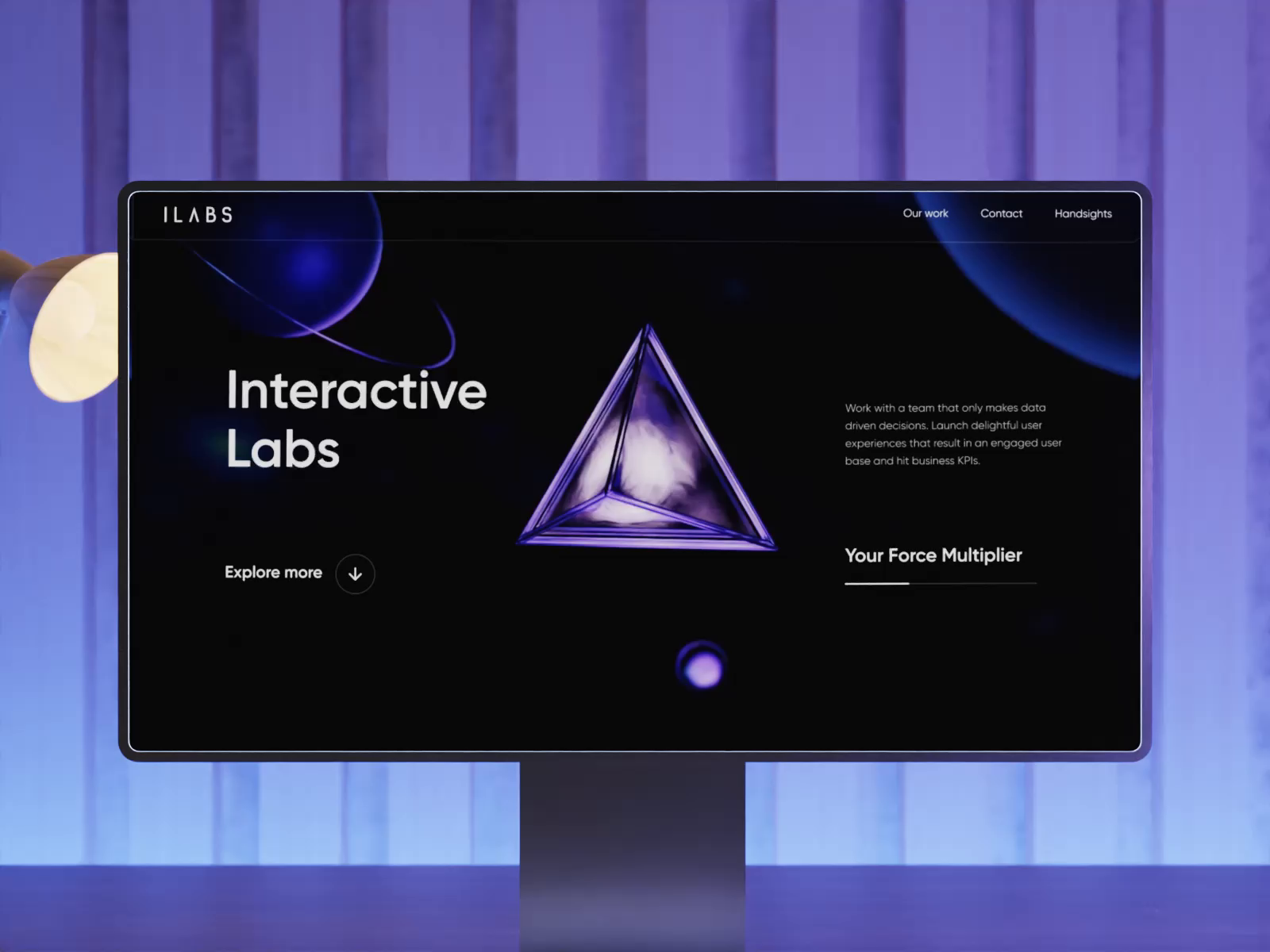 iLabs Landing Page Concept by Tran Hoang Vinh for Interactive Labs on ...