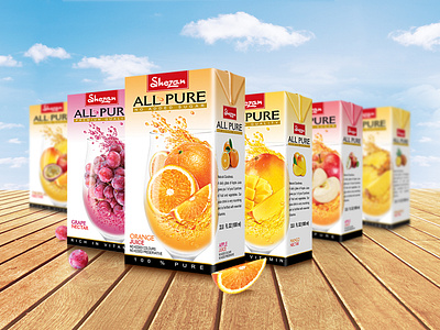 All Pure Juices by Sapphire Graphics on Dribbble