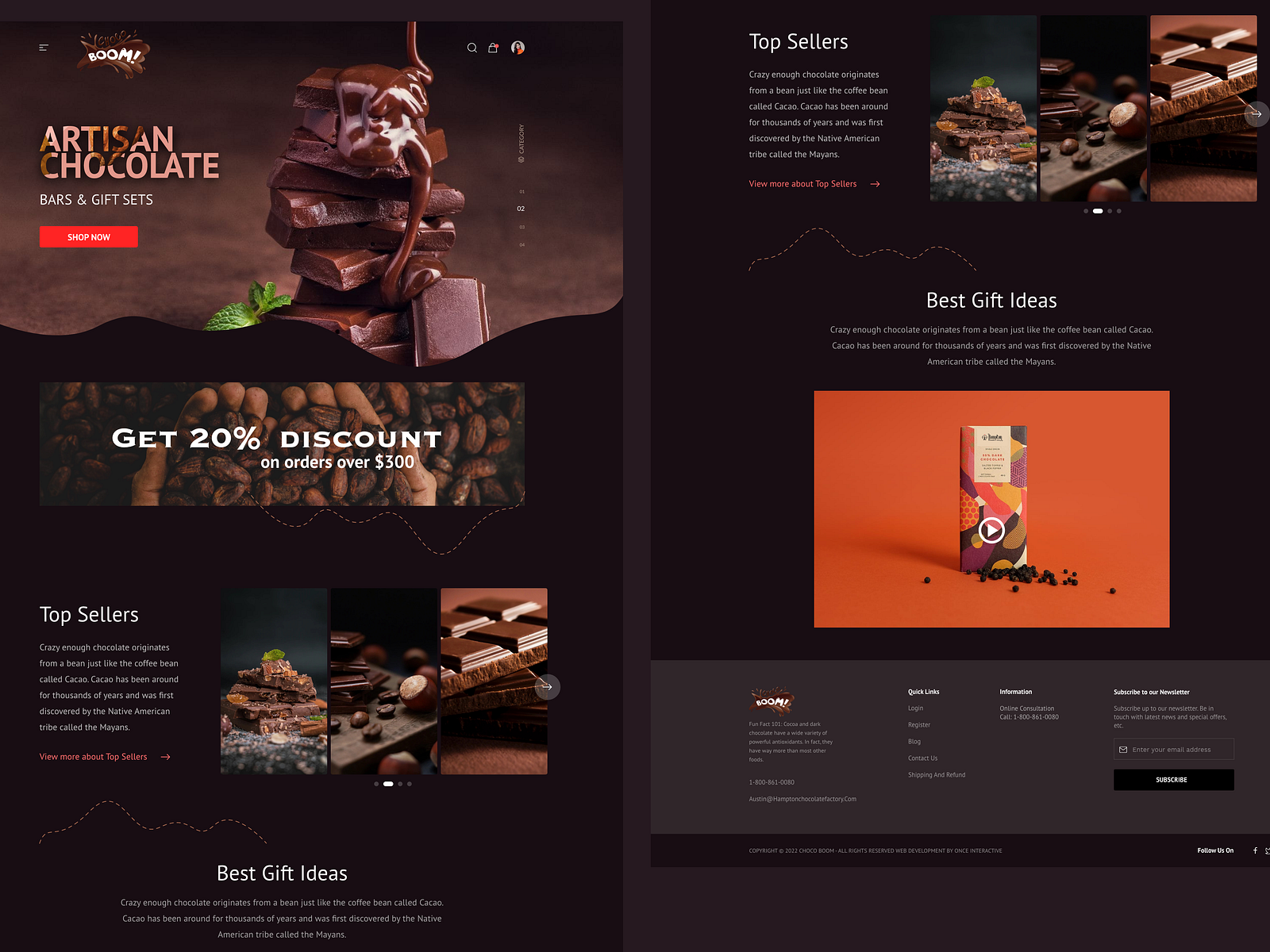 Choco Factory by Ramesh on Dribbble