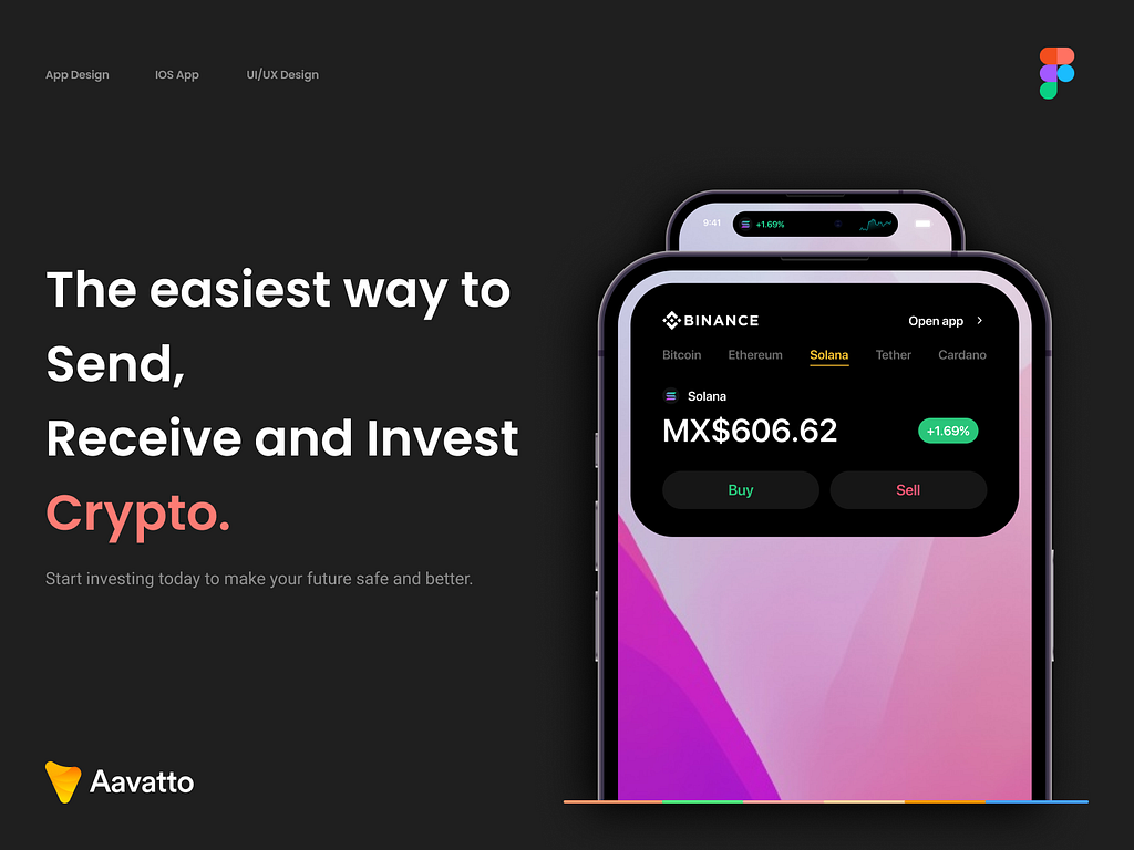 Cryptocurrency App Design by Aavatto on Dribbble