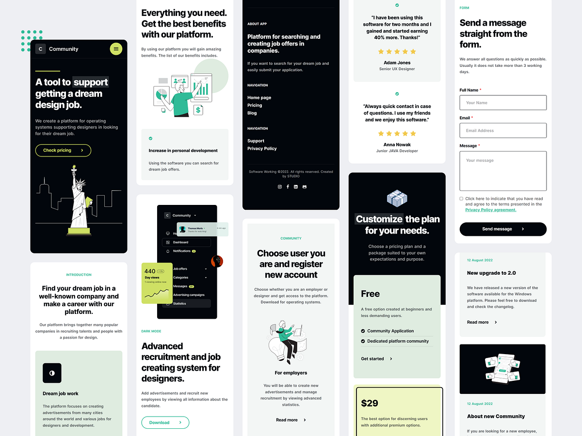 Browse thousands of Sass Landing Page images for design inspiration ...