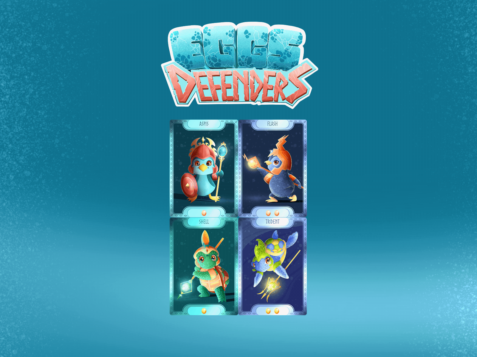 Eggs defenders. Game character design by Yelllowlion on Dribbble