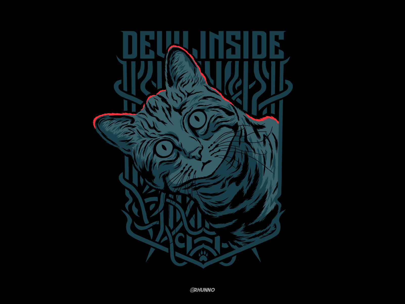 Devil Inside by Rhunno on Dribbble