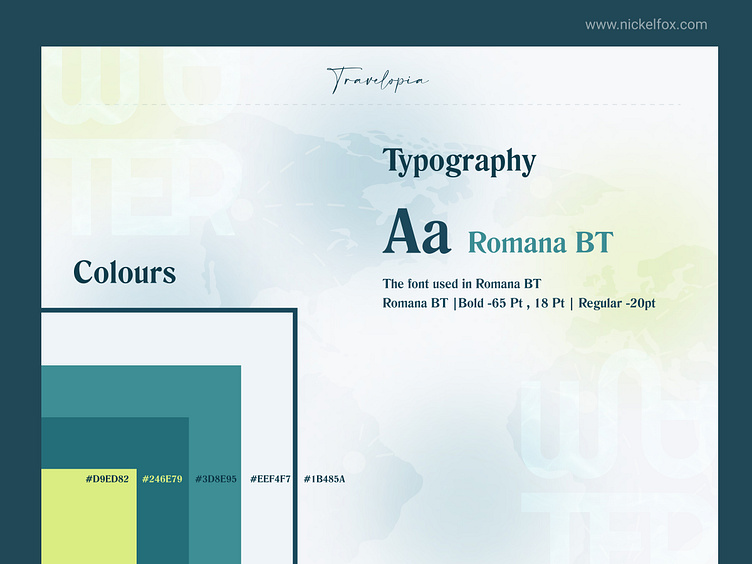 Travelopia //Travel Website, Homepage, Landing page Hero section by ...