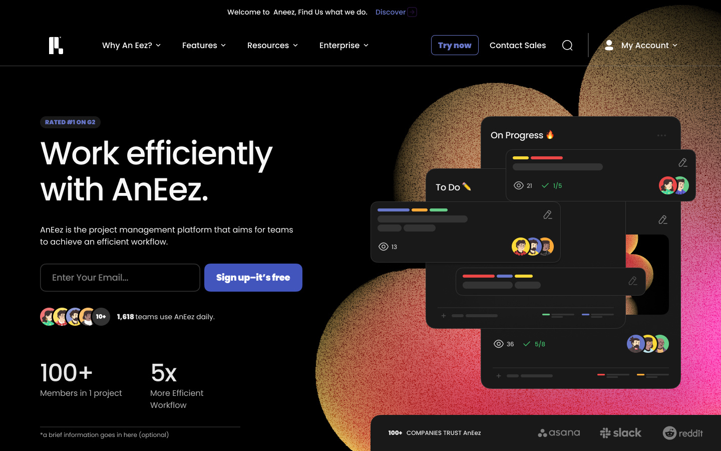 AnEez - Web Design by Urooj Anwar on Dribbble