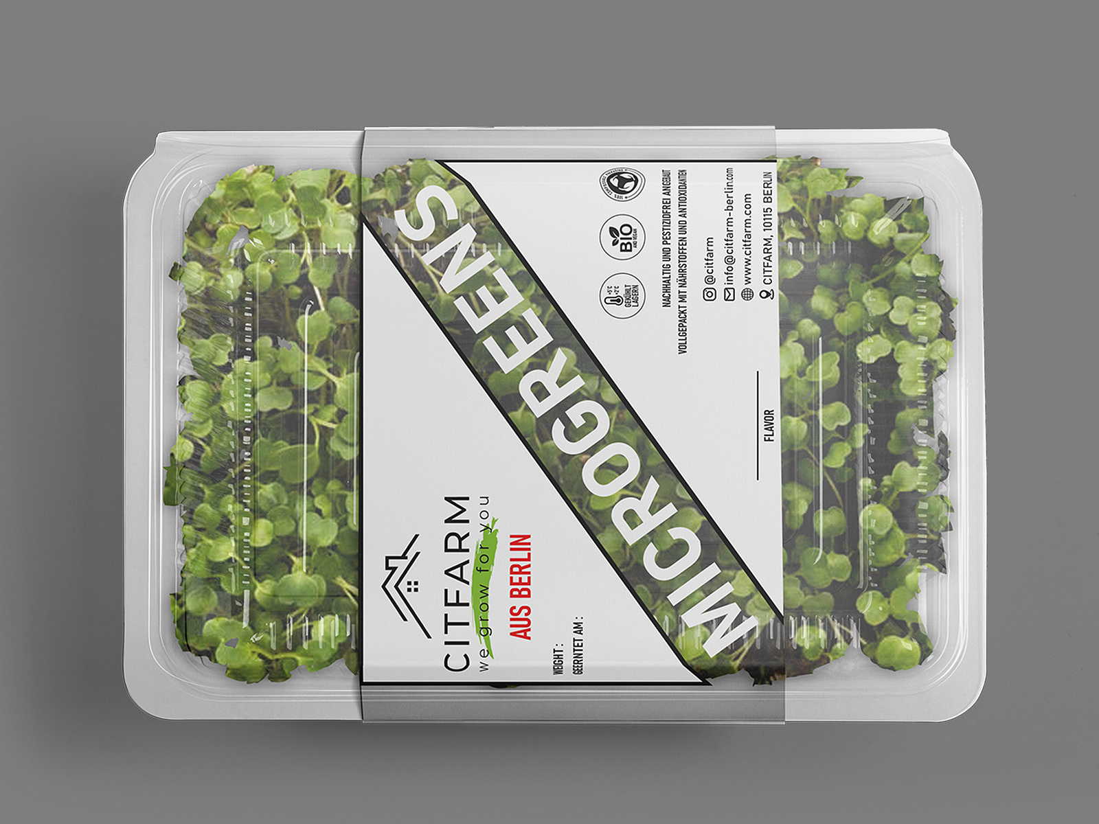 Microgreens Label Design by Mohammad Sazzad on Dribbble