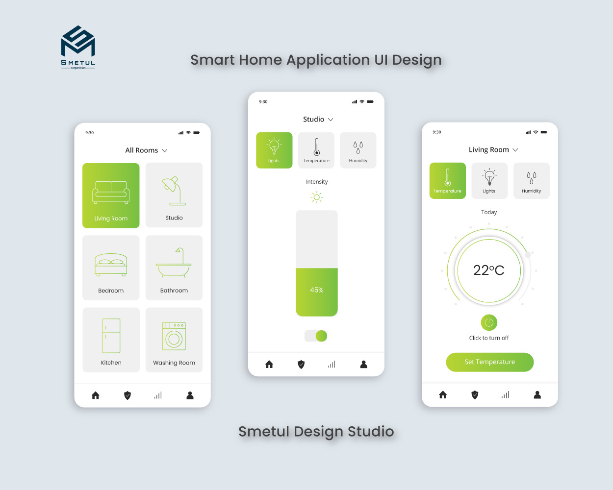 Smart Home App UI Design by Sheakh Mohammad Metul on Dribbble