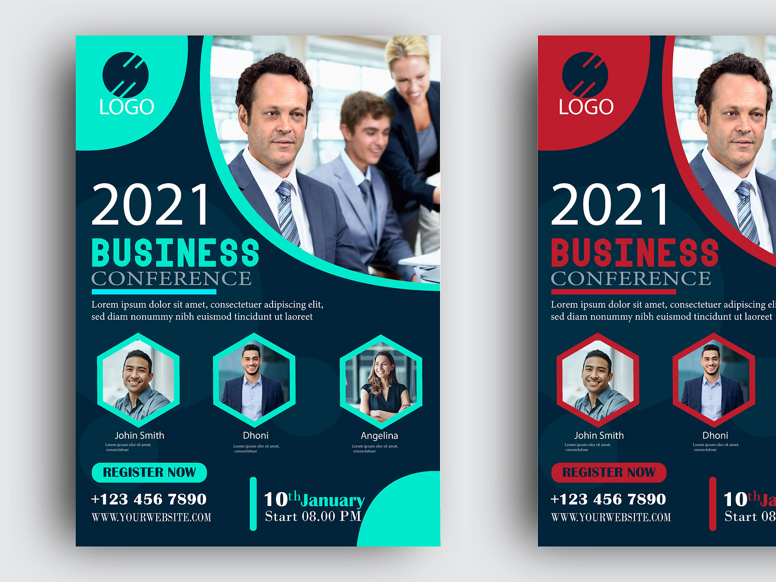 carative flyer design ,blue flyer design by sagor968382 on Dribbble