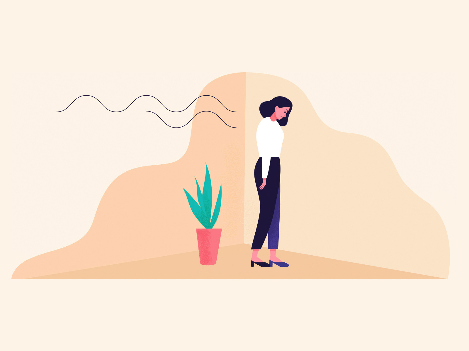 Feeling Overwhelmed by Tati on Dribbble