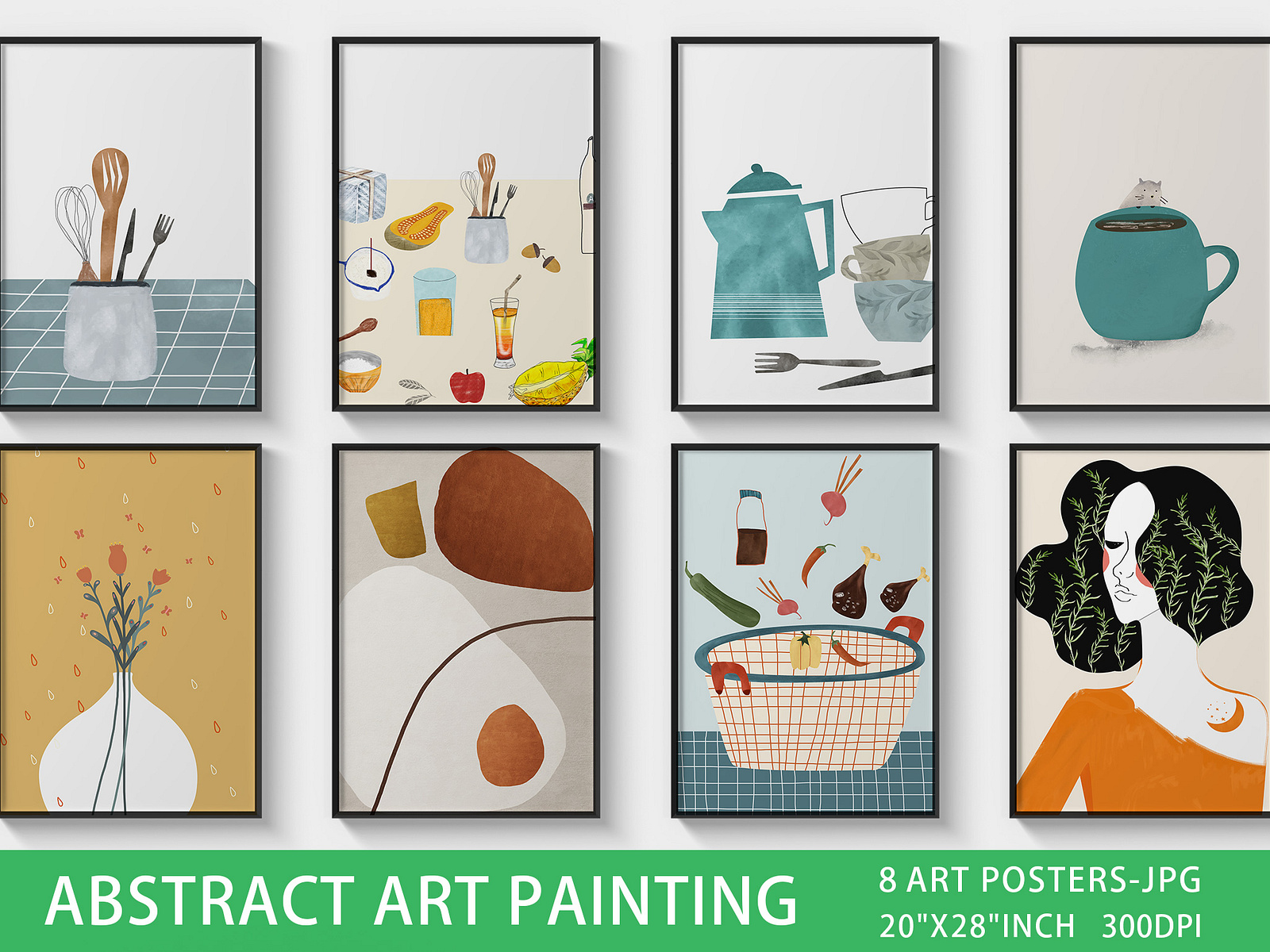 Abstract food art background by Muzipear on Dribbble