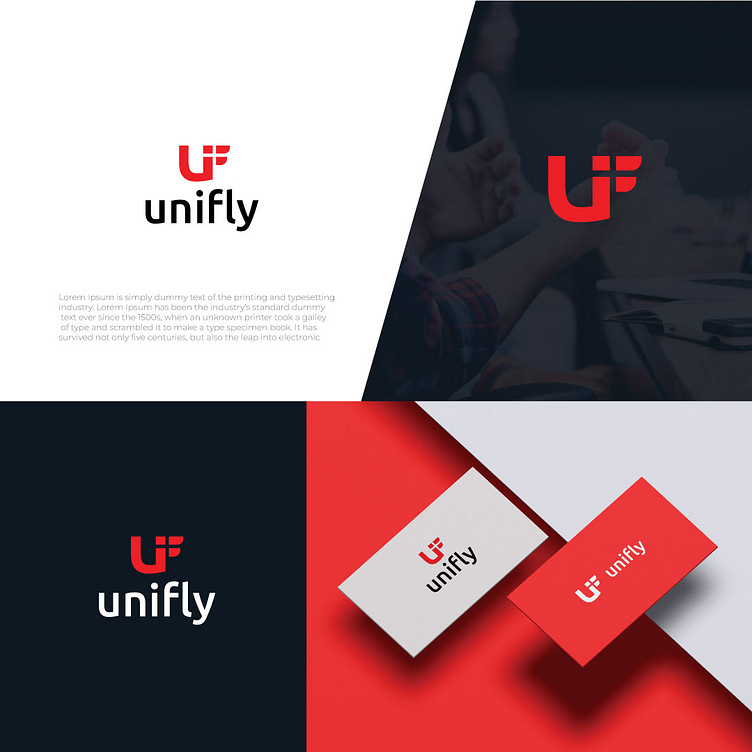 unifly logo by lima sultana/ Logo & Brand identity Designer on Dribbble
