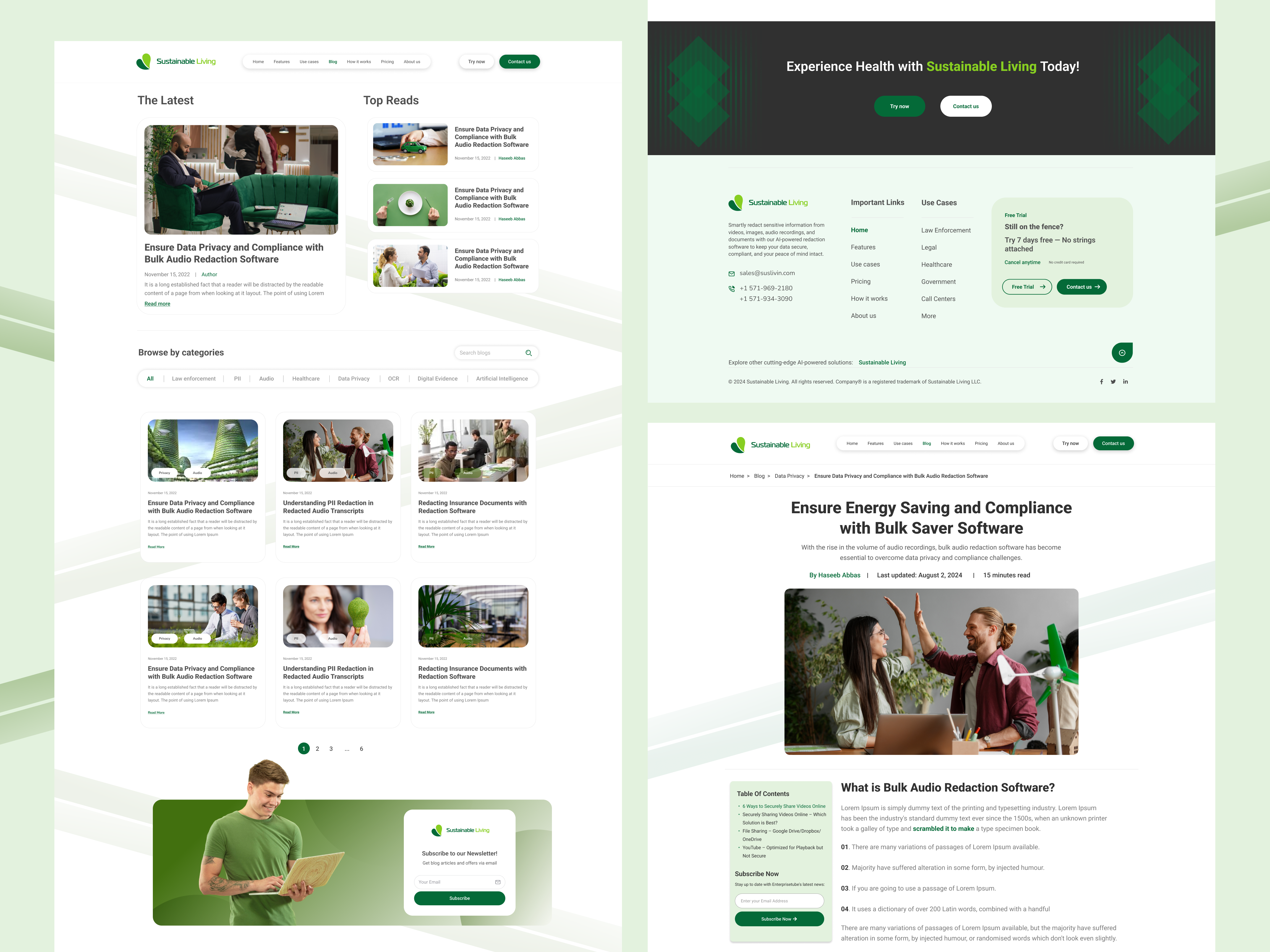 Browse thousands of Blog Page images for design inspiration | Dribbble