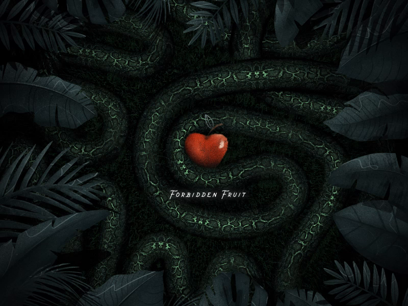 Forbidden Fruit by han.del eugene on Dribbble