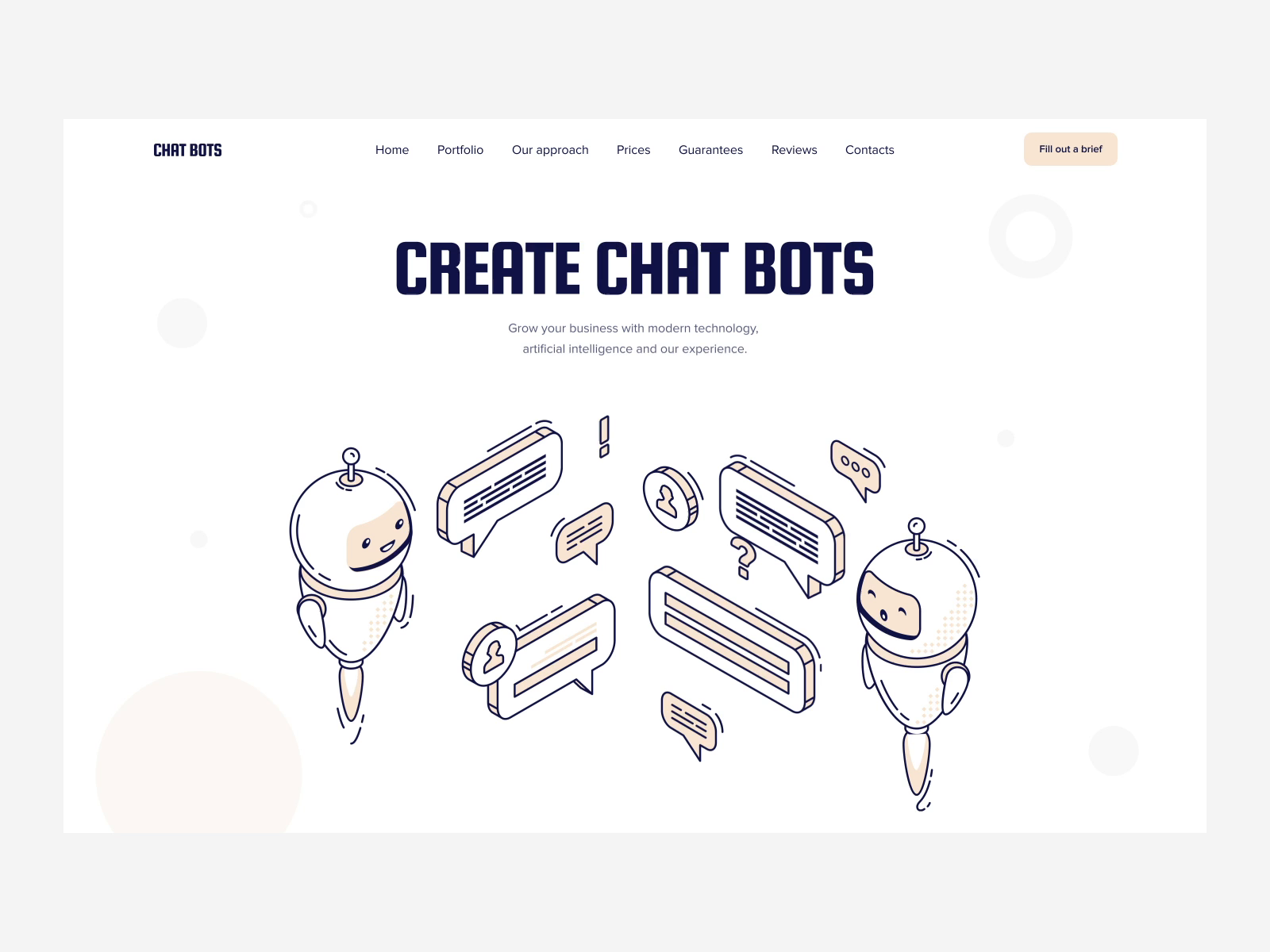 Chat Bots by Imrakh Aliev for etheric on Dribbble