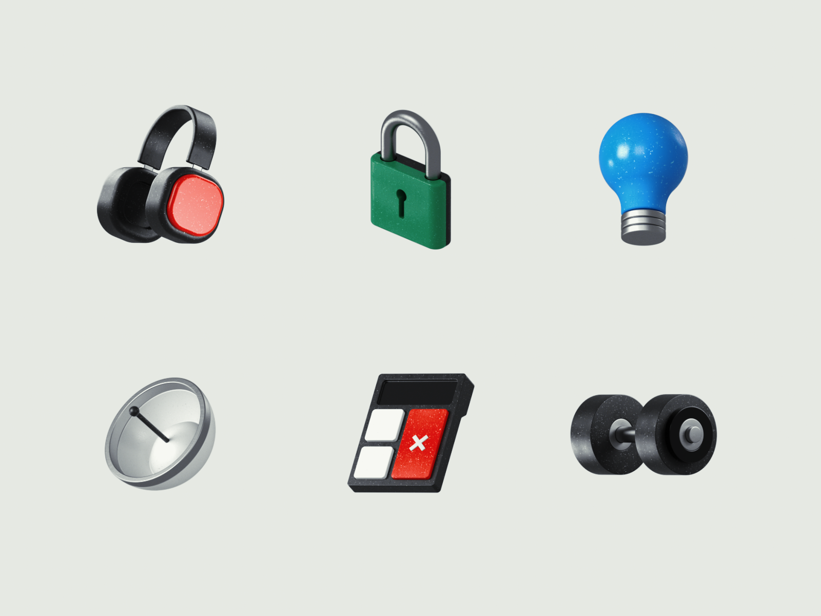 3d Icons 03 by Artemarty for ~/.space307 on Dribbble