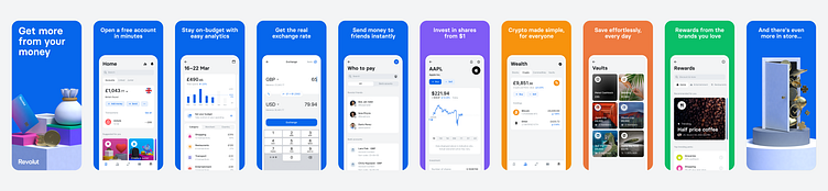 Revolut App Store Screenshots 2.0 by Denis Kovalev for Revolut on Dribbble