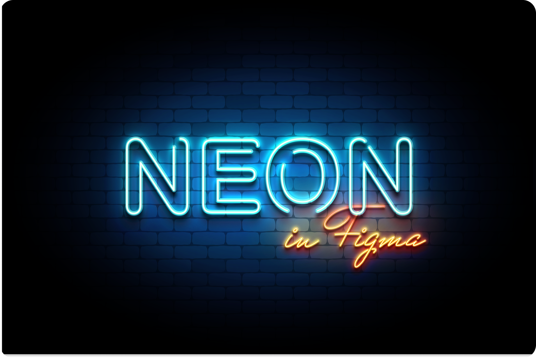 Neon effect made in Figma by Valery Zanimanski on Dribbble