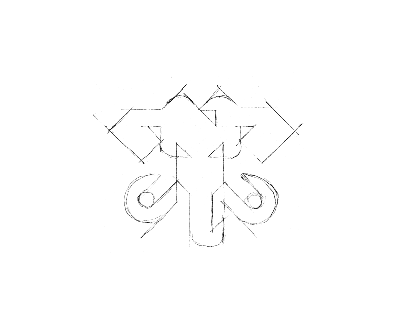 Triangle Elephant by Visual Jams on Dribbble