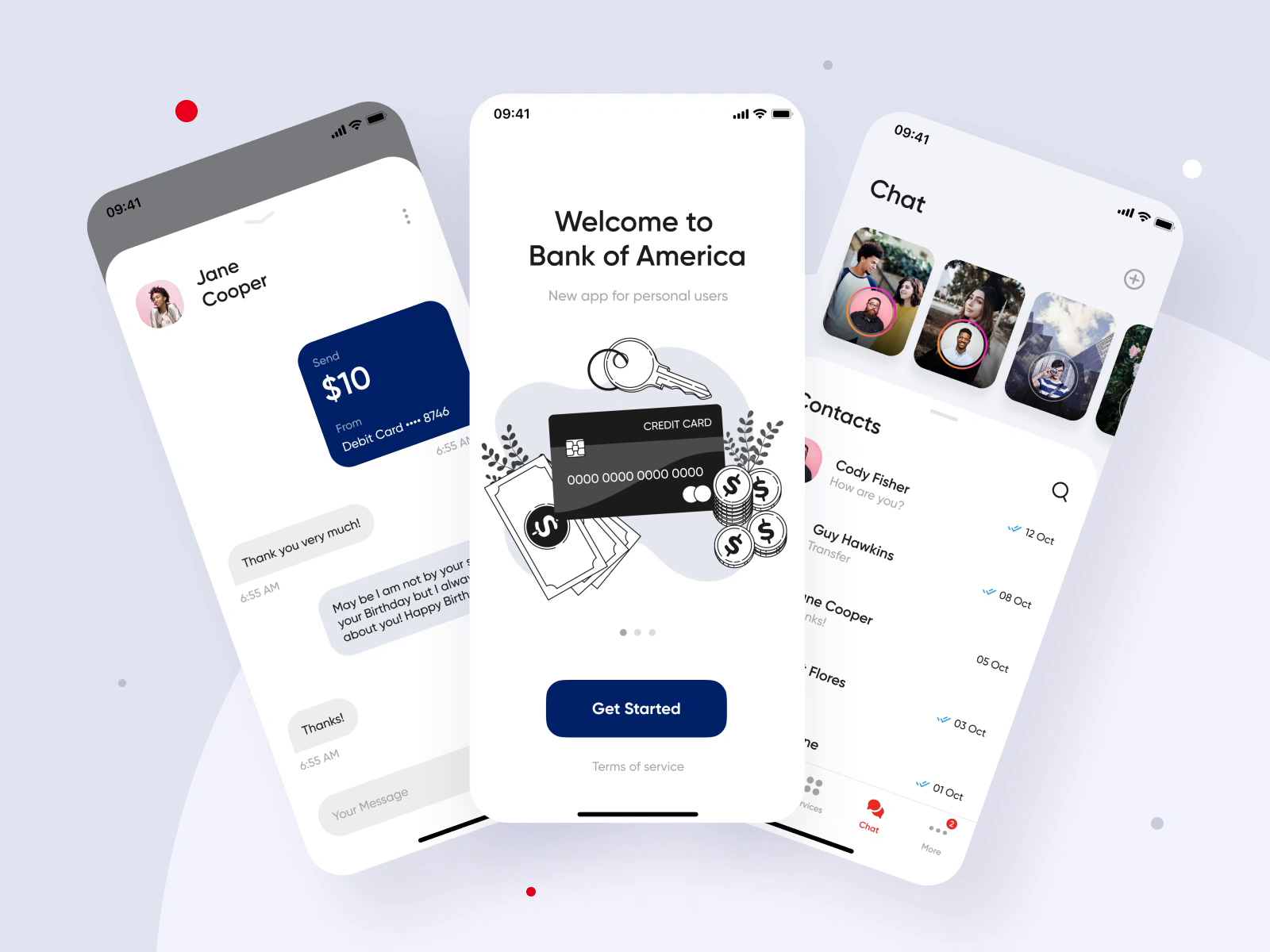 Bank of America | Online Banking Mobile App Concept by Dmitry Lauretsky ...