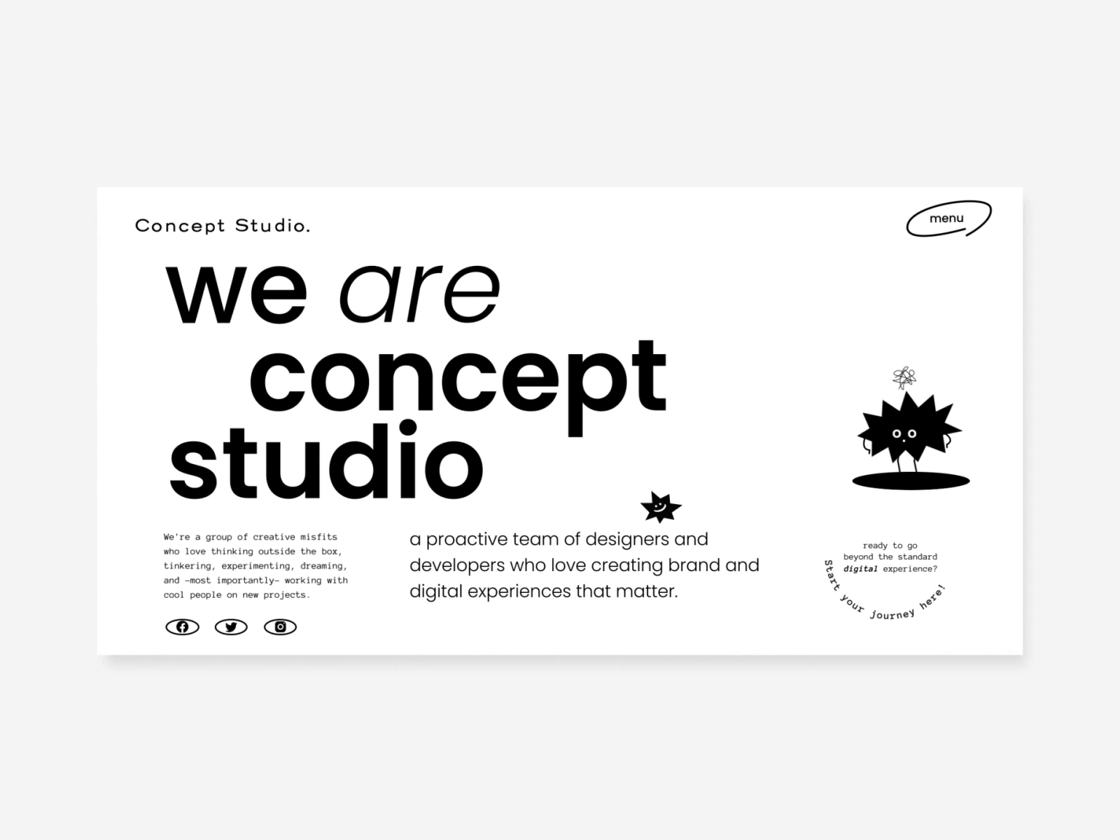 Concept Studio New Website by Concept Studio on Dribbble