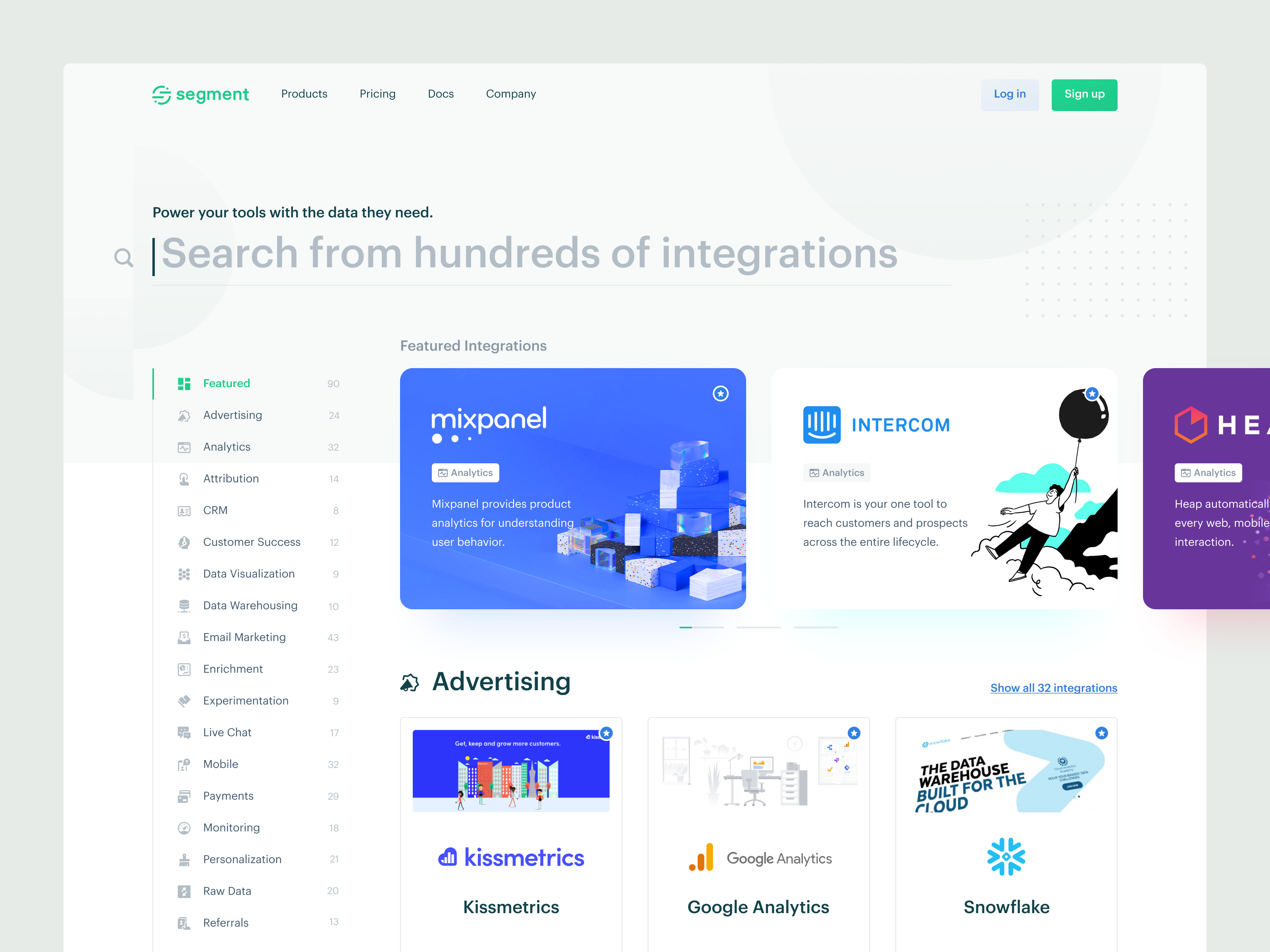 Segment — Catalog by Damien Redecki on Dribbble