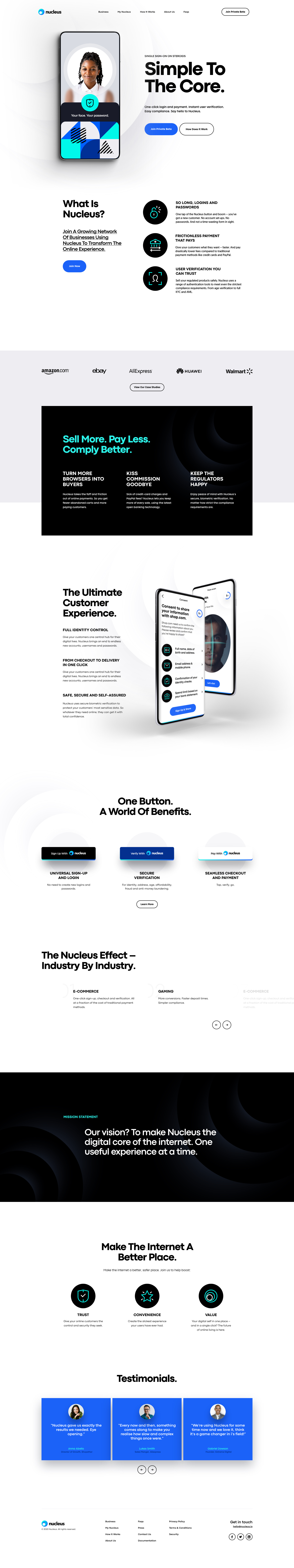 Nucleus Website by Dalibor Hajdinjak for Kreativa Studio on Dribbble