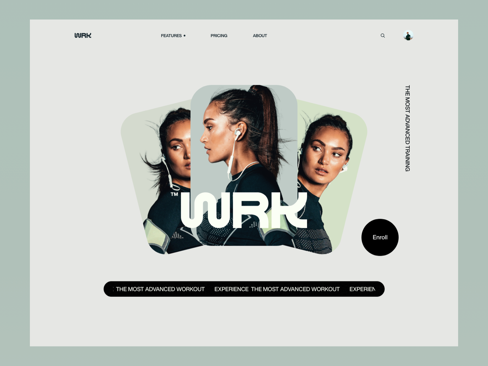WRK™ - Landing by Adrian on Dribbble